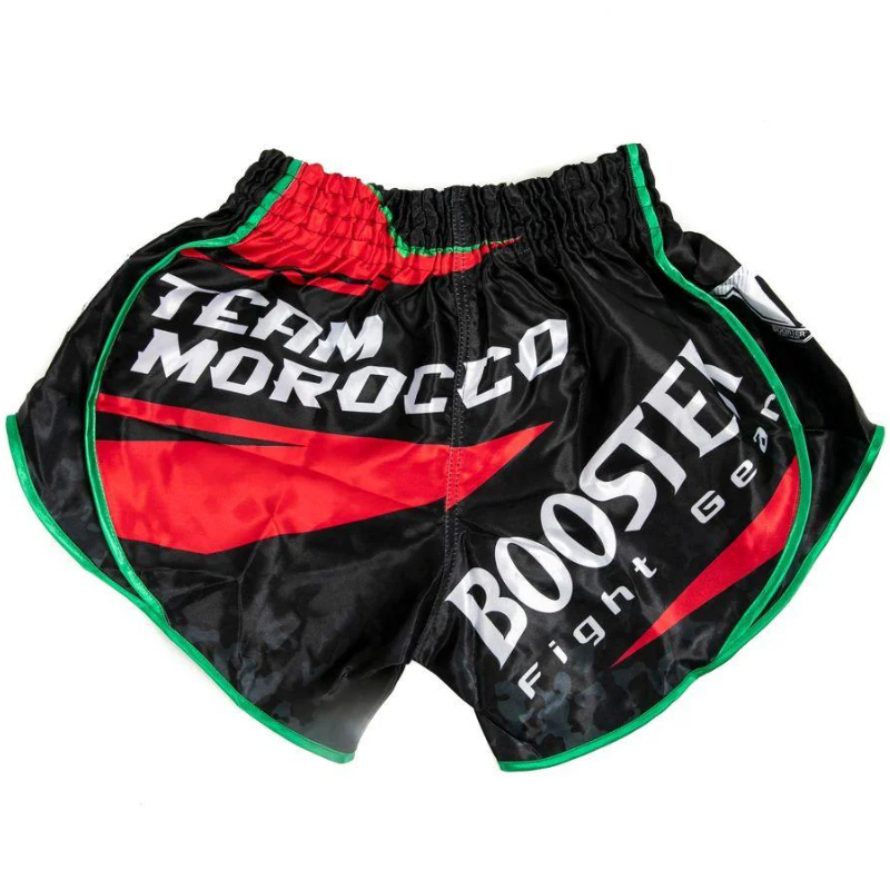 Short de Boxe Thaï & Kick Boxing Team Morocco Booster - Myglove Maroc